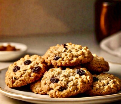 24 ( 2 dozen) Homemade Oatmeal raisin Cookies natural ingredient old ...