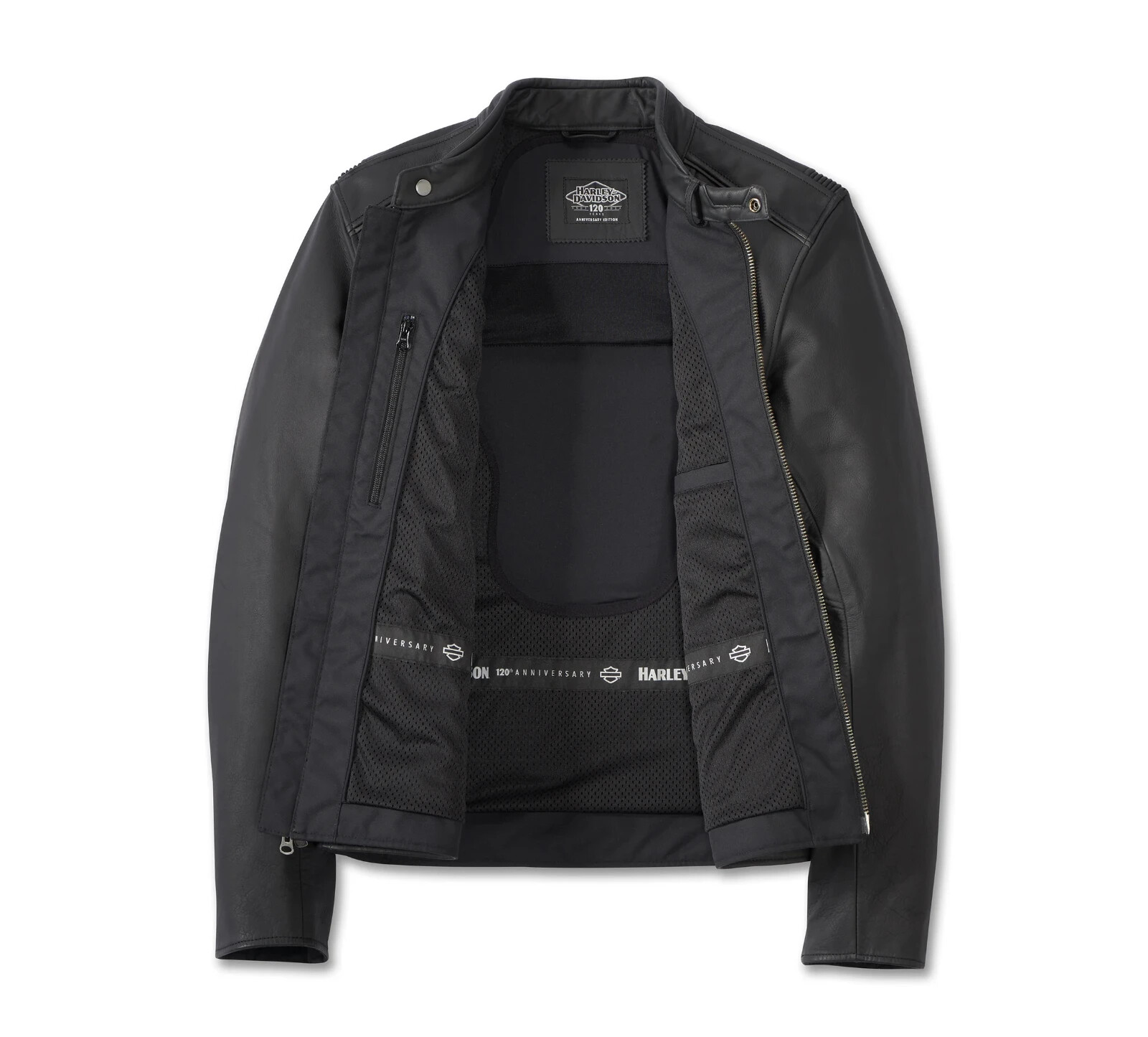 OEM Men's Harley Davidson 120th Anniversary Revelry Leather Jacket ...