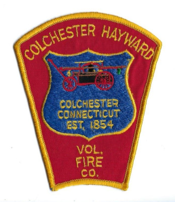 *HTF CURRENT* Colchester Hayward CT Connecticut Volunteer Fire Co ...