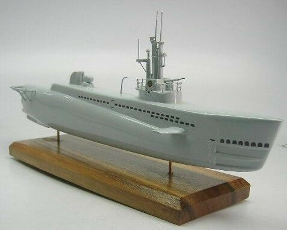 SS-310 USS Batfish Submarine Desk Wood Model Big New | eBay