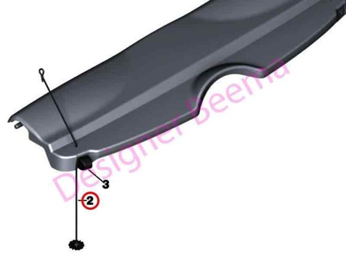 MINI F55 One Cooper S / SD Rear Parcel Shelf Cord (JS) | eBay