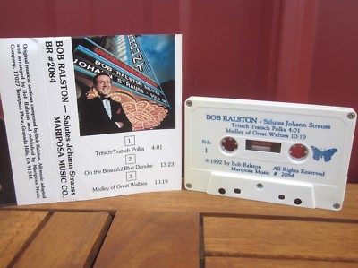 BOB RALSTON Salutes Strauss cassette tape Lawrence Welk 1992 Yamaha ...