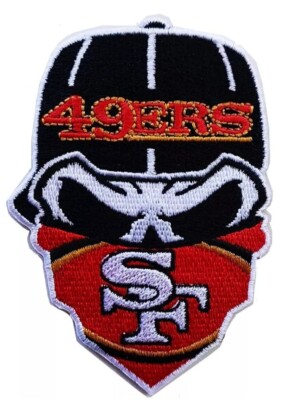 San Francisco 49ers Embroidered 3 5/8" Iron On Patch | eBay