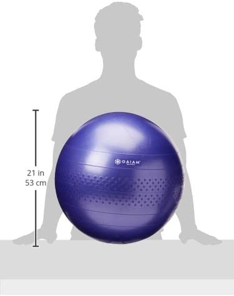 Gaiam Total Body Balance Ball Kit - Includes Anti-Burst Stability ...