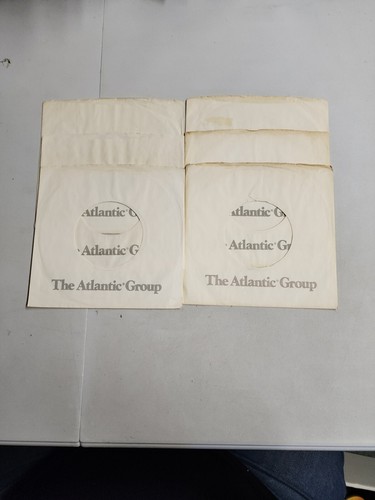 45 RPM 7" RECORD SLEEVES CO. SLEEVE 6 PACK SEE PHOTOS - Atlantic (SLV56 ...