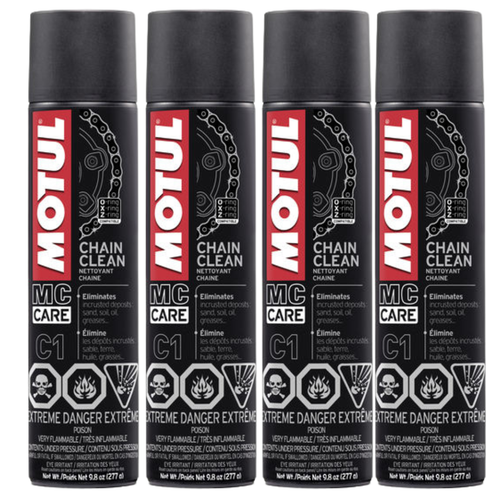 Motul MC Care C1 Chain Cleaner 103243 277ml 9.8 oz 4 Pack | eBay