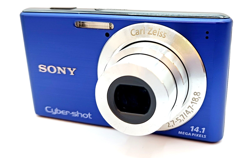 Sony Cyber-Shot DSC-W530 Blue 14.1MP 4X Optical Zoom Digital Camera | eBay