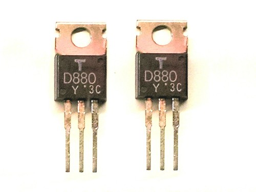 2SD880 NPN "Original" TOSHIBA Transistor 2 pcs | eBay