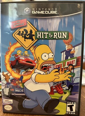 THE SIMPSONS: HIT & RUN (NINTENDO GAMECUBE, 2003) BLACK LABEL ...