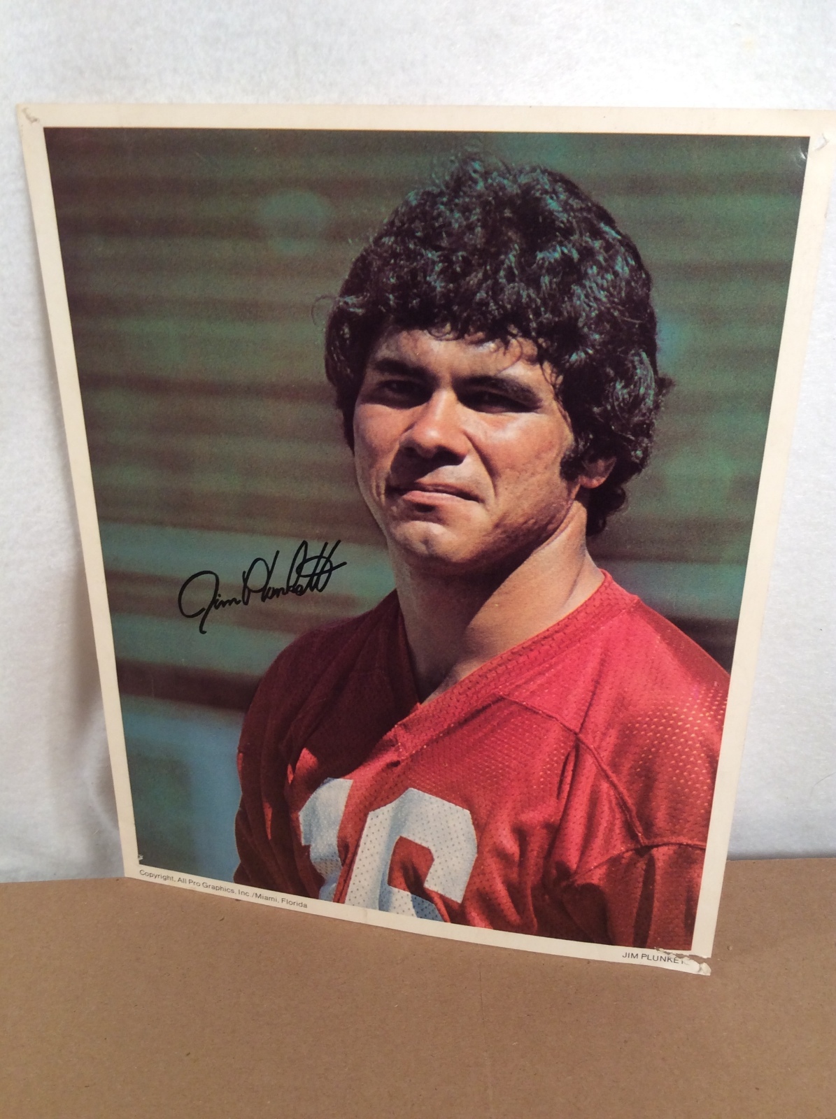 Autographed Photo Jim Plunkett #16-- 8" x 10 " | eBay