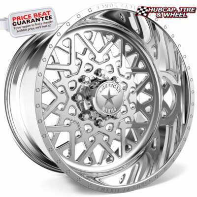 American Force F113 Static SS Polished 20"x12 Wheel Rim 8 Lug (ONE ...