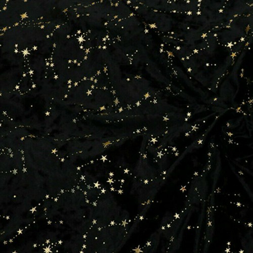 Shiny Star Velvet Fabric Material for Dress Cloth Craft Upholstery 145 ...