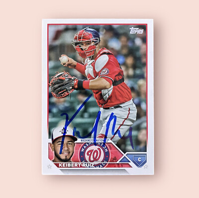Keibert Ruiz Signed Autographed 2023 Topps Nationals Card | eBay