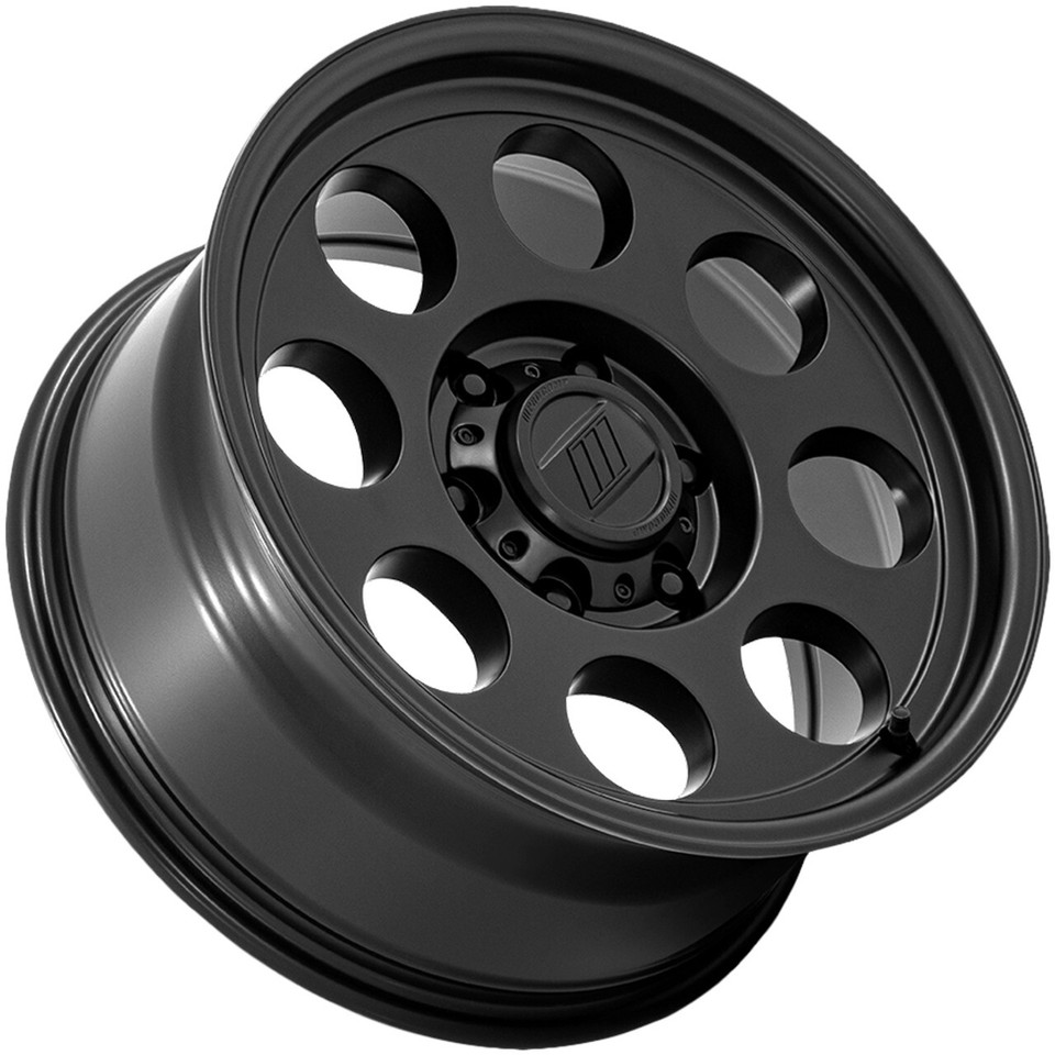 16x8 +0 Pro Comp PA201 Heritage 8x6.5 Matte Black Wheels (Set of 4) | eBay