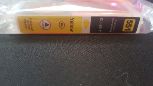 Canon Tintenpatrone 551 CLI-551Y gelb für Pixma Drucker **NEU & OVP ...