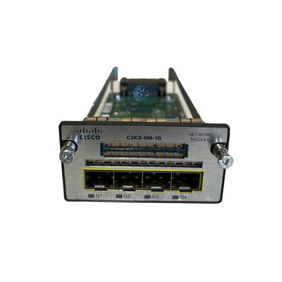 Cisco Catalyst C3KX-NM-1G 4 SFP Ports Network Module For Cisco 3750X ...