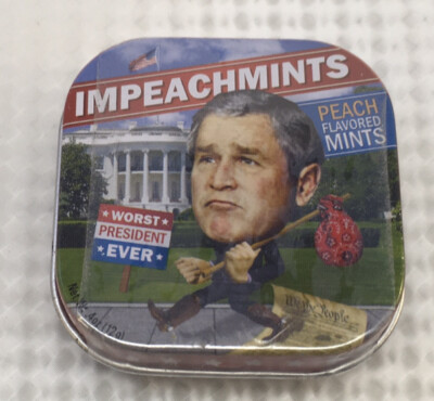 President George W Bush Impeachmints Gag Gift Sealed UNOPENED | eBay