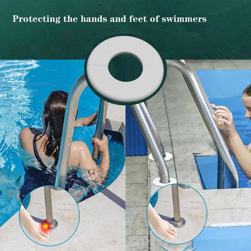 Pool Escutcheon Plates/Pool Ladder Cover Plate/Pool Trim Rings Fits for ...