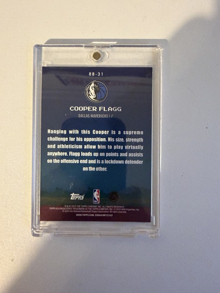 2025-26 Topps 8-Bit Ballers Holo Cooper Flagg #8B-31 Rookie | eBay