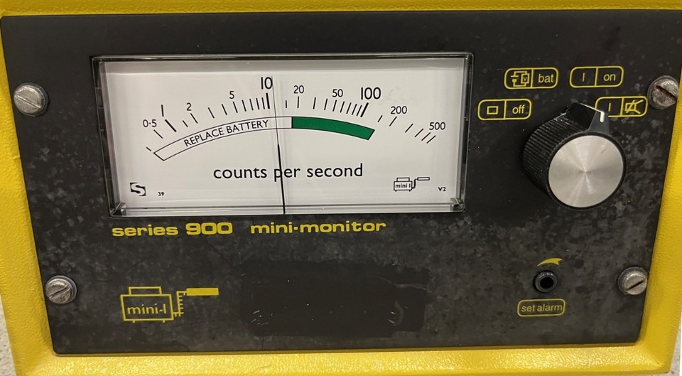 Series 900 Mini Monitor Geiger Counter Alpha Radiation Detector, tested ...
