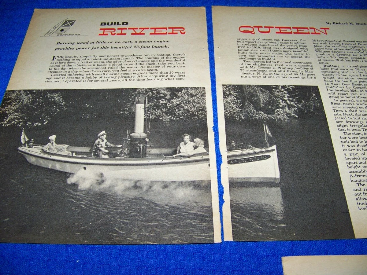 Steamboat Plans Drawings