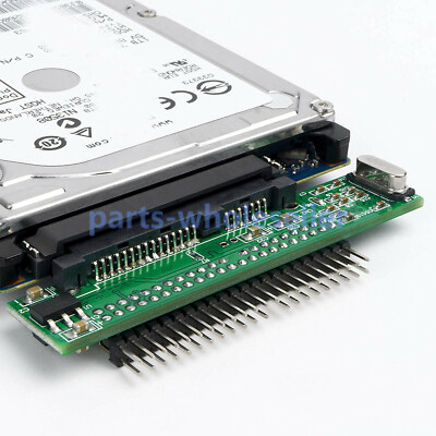 SATA HDD SSD Hard Disk Drive Adapter Interposer to IDE 44 Pin Cable for ...