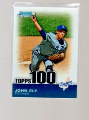 John Ely 2010 BOWMAN CHROME TOPPS 100 RPOSPECTS /999 LOS ANGELES ...