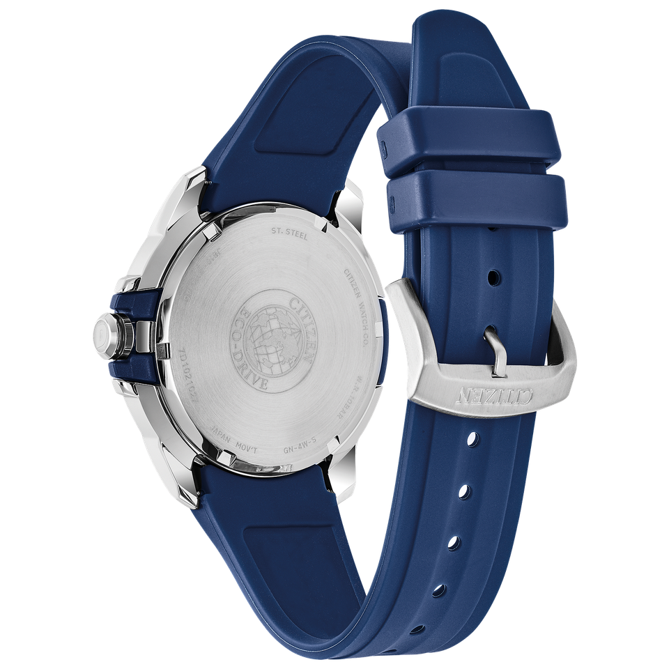 AW1158-05L Citizen Blue Dial Blue Polyurethane Eco-Drive Men's Watch | eBay