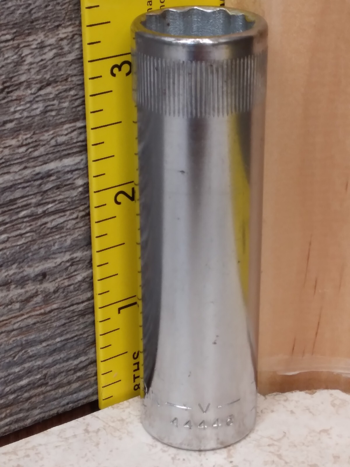 CRAFTSMAN USA 1/2" DRIVE 12Pt 17MM Metric Deep Well Socket 44445 V ...