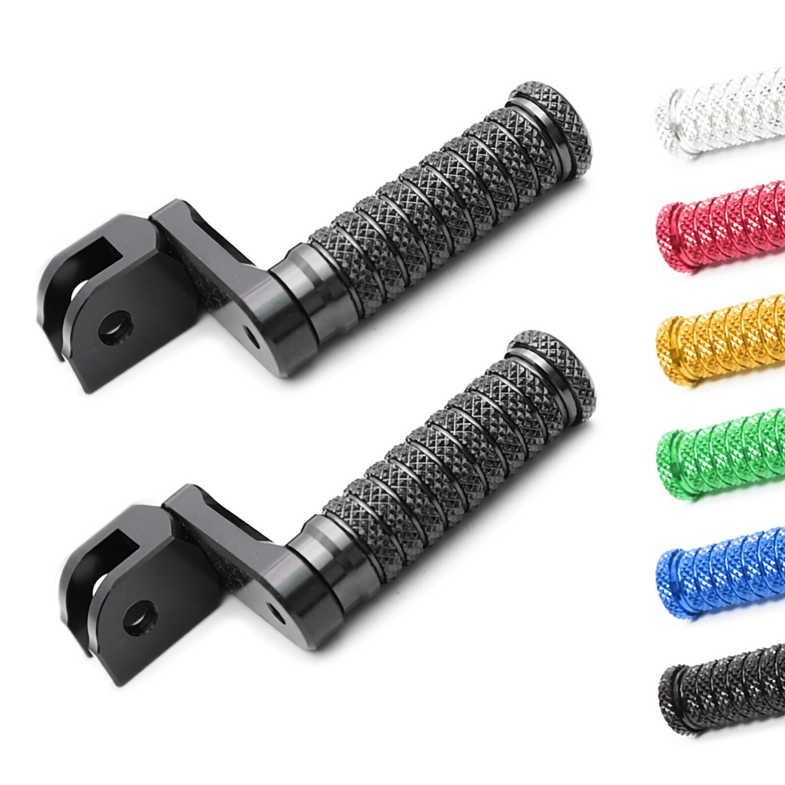 Black POLE 40mm Lowering Front Foot Pegs For Buell S1 Lightning All ...