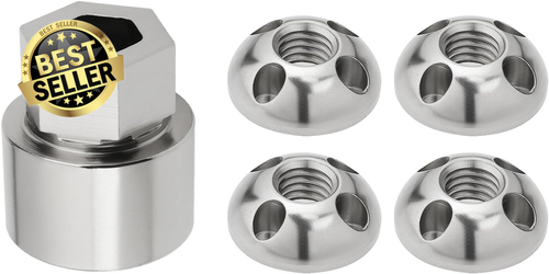 M8 Anti-Theft Security Nut Set,4-Hole Locking Nuts for Roof Tent,Rack ...