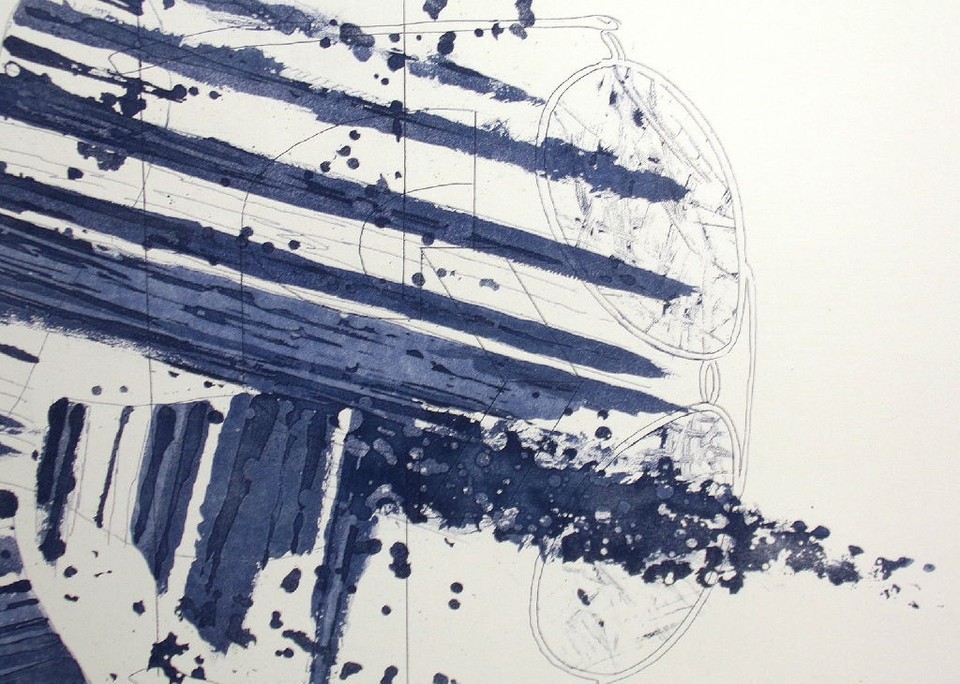 James Rosenquist "Carousel" State II 1978 Hand Signed #ed Etching w ...