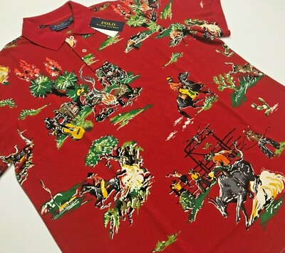 Polo Ralph Lauren VTG Western Cowboy Rodeo Camping Outdoors Ranch Barn ...