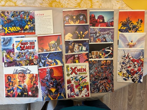 1995 X-Men Postcard Book Lot of 21 Postcards Vintage Running Press | eBay