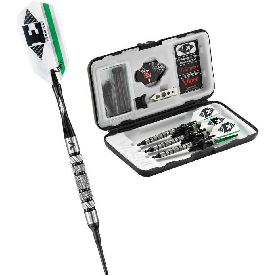 Viper Element Tungsten Soft Tip Darts Knurled Barrel 18 Grams | eBay
