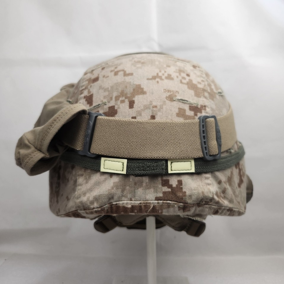 Large USMC LWH Gentex Lightweight Helmet Norotos Mount Streamlight ...