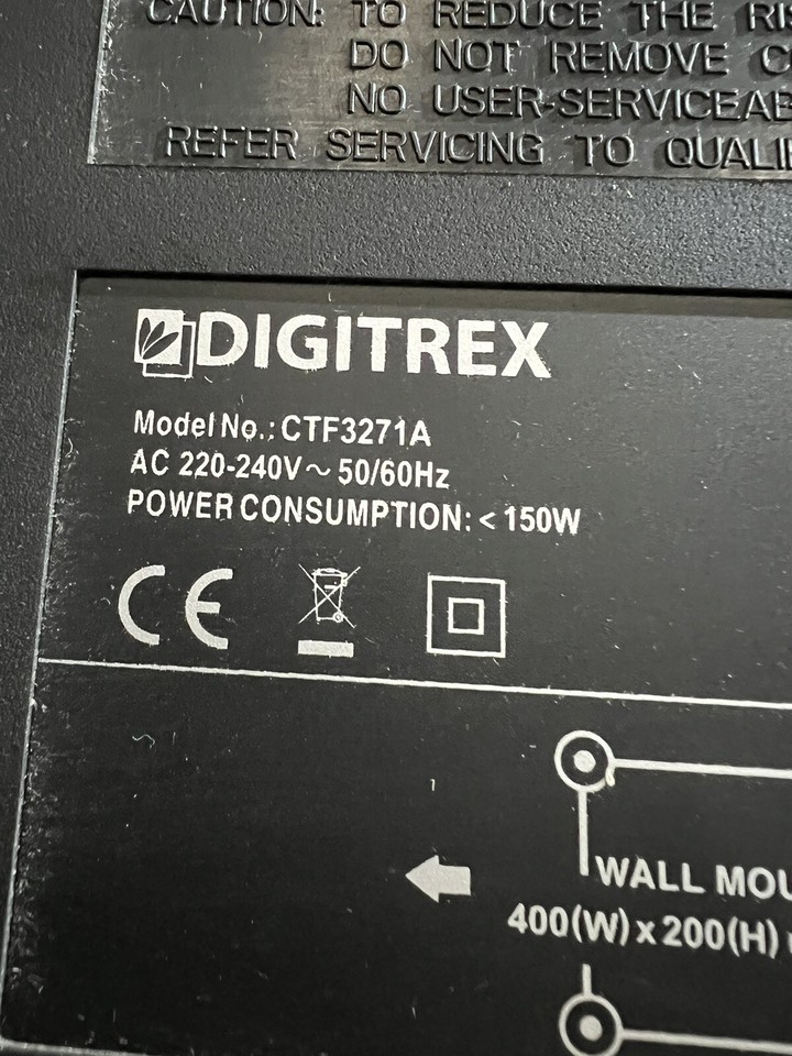 TV STAND FOR 32” DIGI PLUS FITTING SCREWS MODEL CTF3271A | eBay