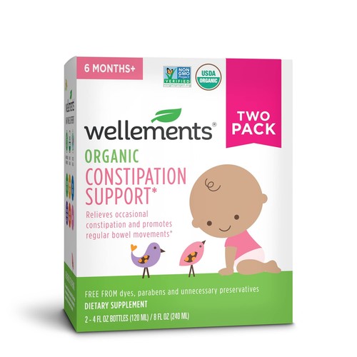 wellements Organic Baby Constipation Support Relieves Occasional ...