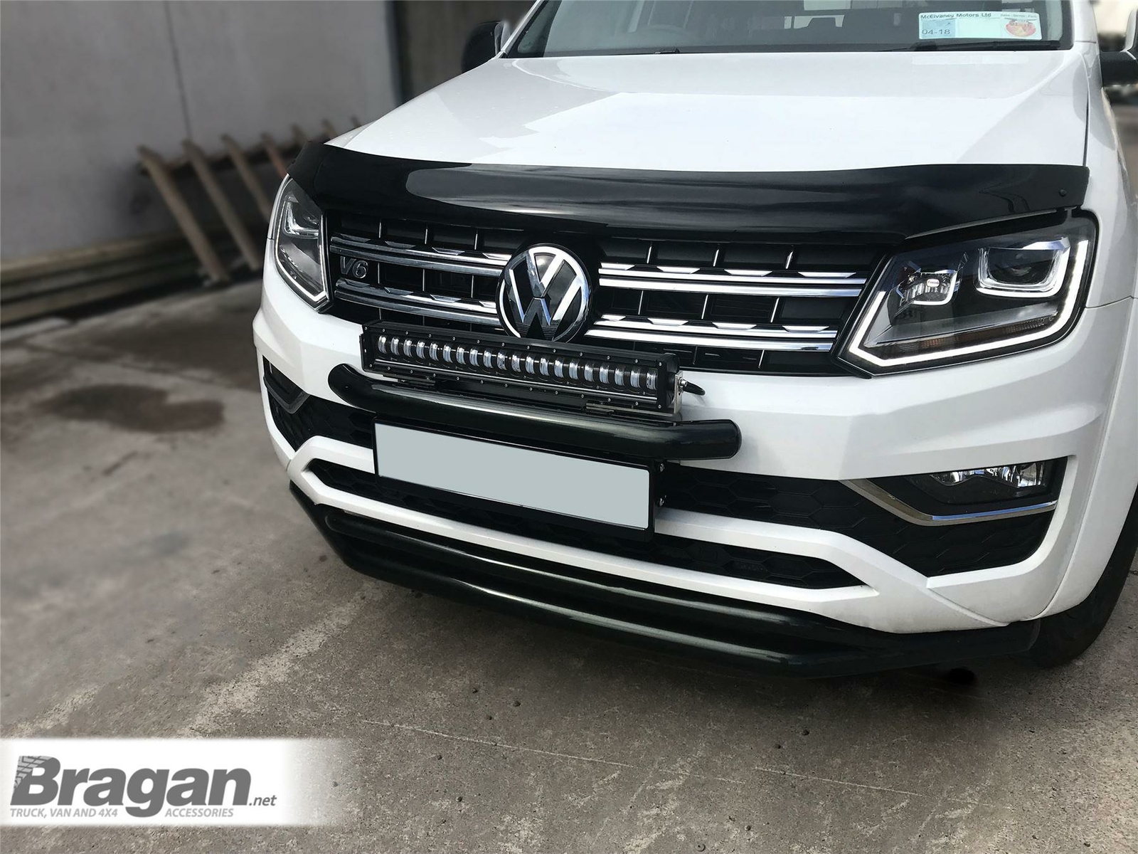 Double Front Spoiler Bar To Fit Volkswagen Amarok V6 2016-2023 Bumper ...