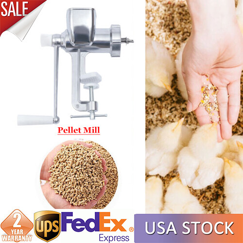 Manual Animal Feed Pellet Mill Machine Animal Food Maker Pellet Making ...