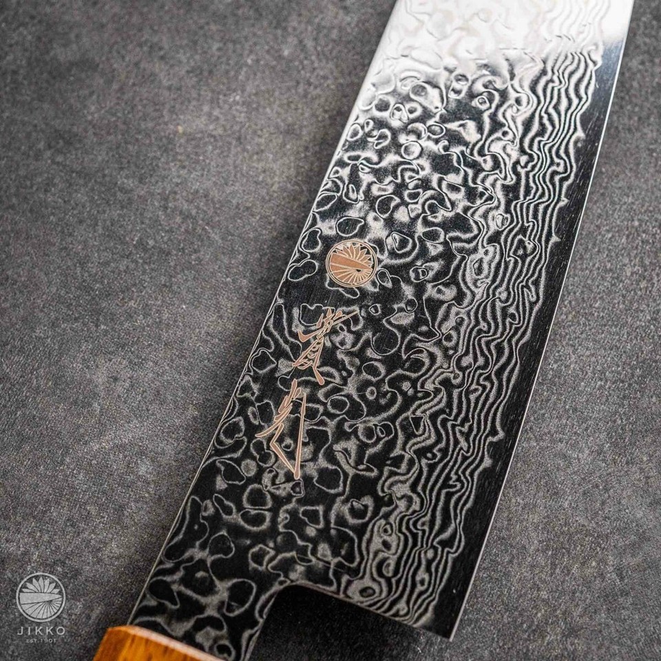 Sakai Jikkou hamon [Loco Damascus SG2] Full cut knife 165mm from japan ...
