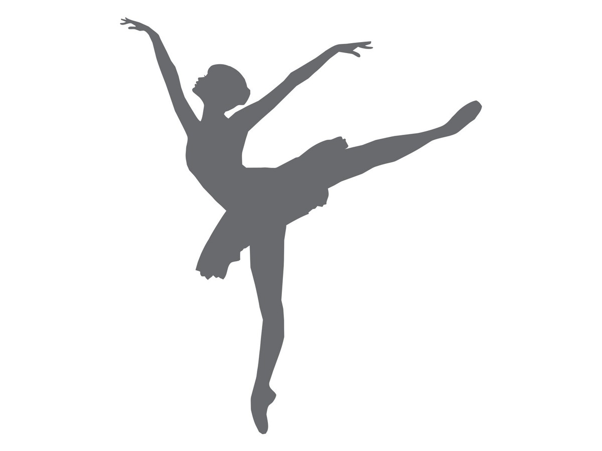 Dance Arabesque Silhouette