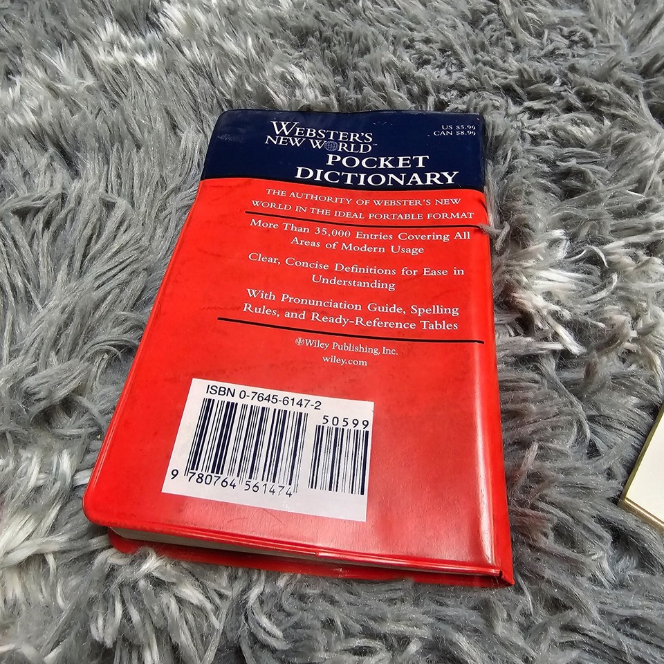 Pocket Dictionary by Webster's New World Dictionaries Editors (2000, Trade... 9780764561474 | eBay