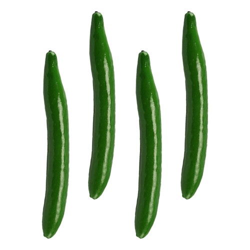 4pcs Lifelike Cucumber Fake Vegetable Toys Fake Vegetables Model | eBay