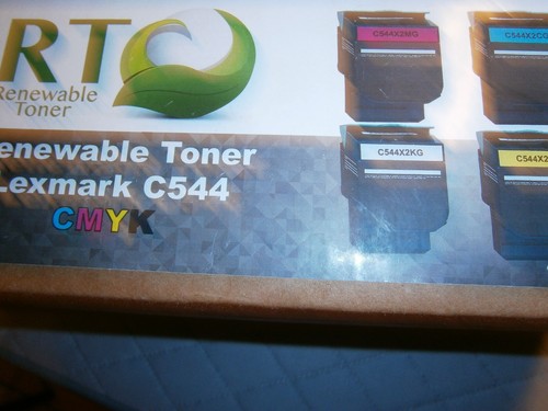 RT COMPATIBLE LEXMARK C544 TONER SET (CMYK, 4-PACK) LOT *A824 | eBay