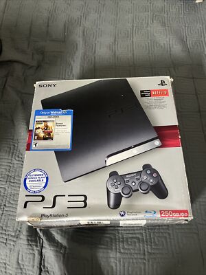 Sony PlayStation 3 Slim 250 GB Comes With 9 Titles | eBay