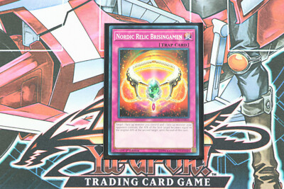 YuGiOh Trap Card Nordic Relic Brisingamen LEHD-ENB25 1st Edition Common ...