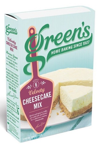 GREEN'S Cheesecake Mix, 259g FREE P&P - Buy direct from Greens Cakes ...