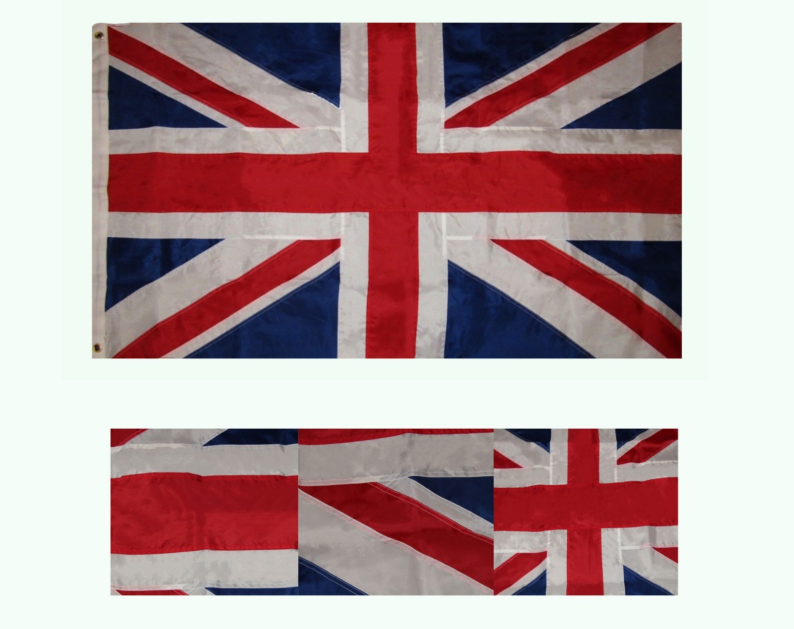 3x5 Embroidered Great Britain UK England 210D Duramax Nylon Flag 3'x5 ...