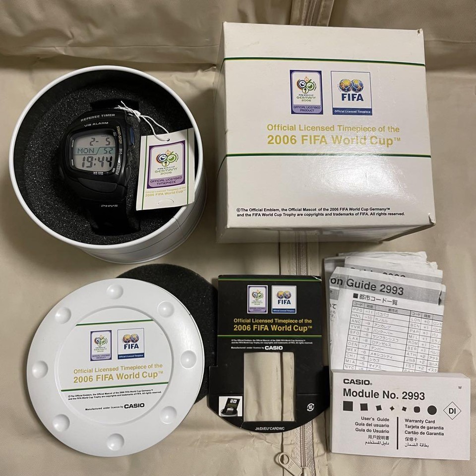 Casio Referee Timer 2006 FIFA World Cup Limited Men's Watch Black w ...